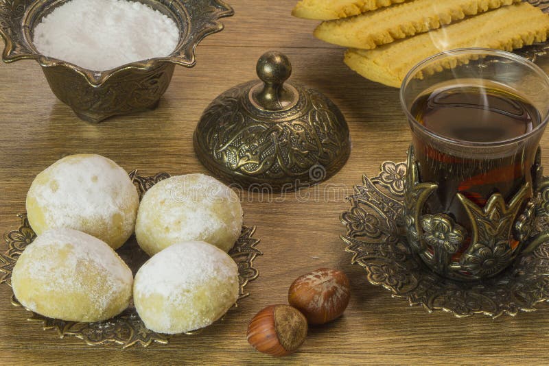Biscuits El Eid , Biscuits of Eid El Fitr Islamic Feast Stock Image ...
