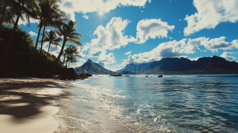 Kai Hawaiian Islands Kai Oahu Hawaiian Islands Stock Image - Image of ...