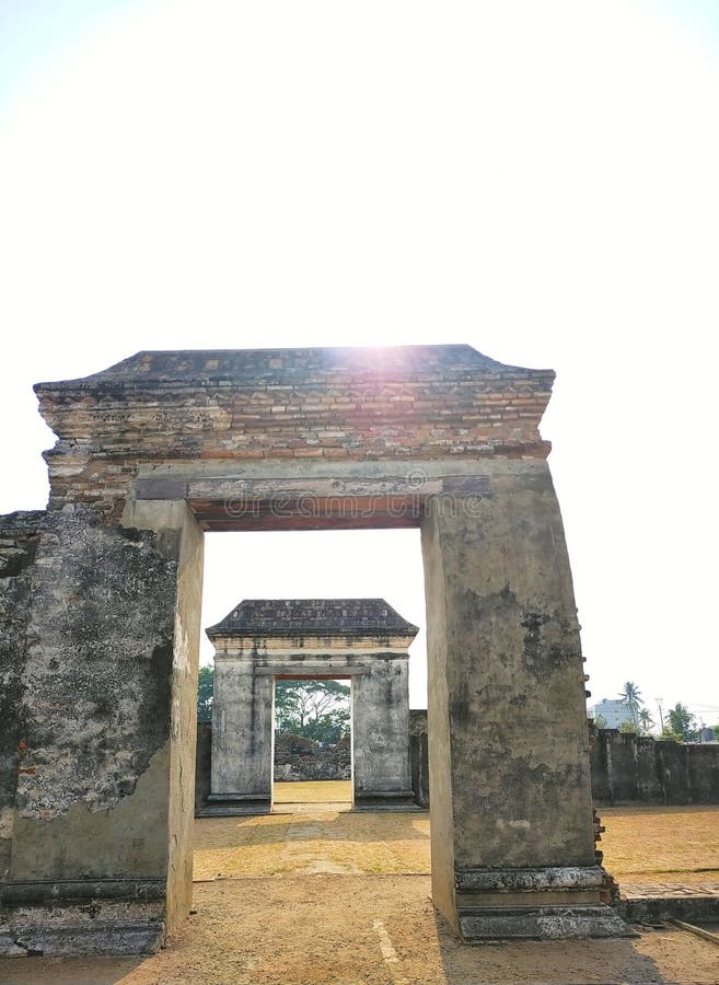 Kaibon Palace, Indonesian Sultanate of Banten, Ancient Times Stock ...