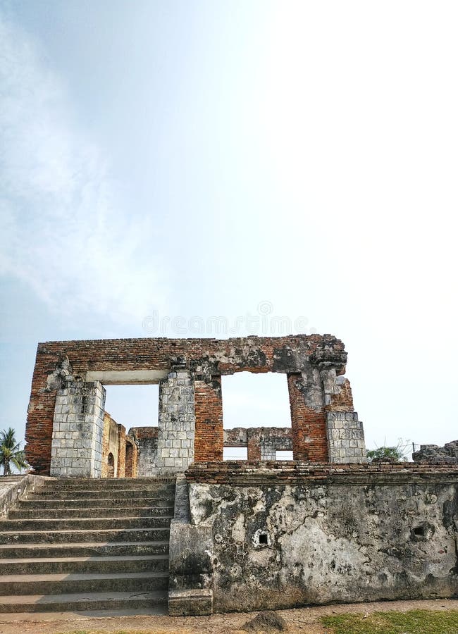 Kaibon Palace, Indonesian Sultanate of Banten, Ancient Times Stock ...