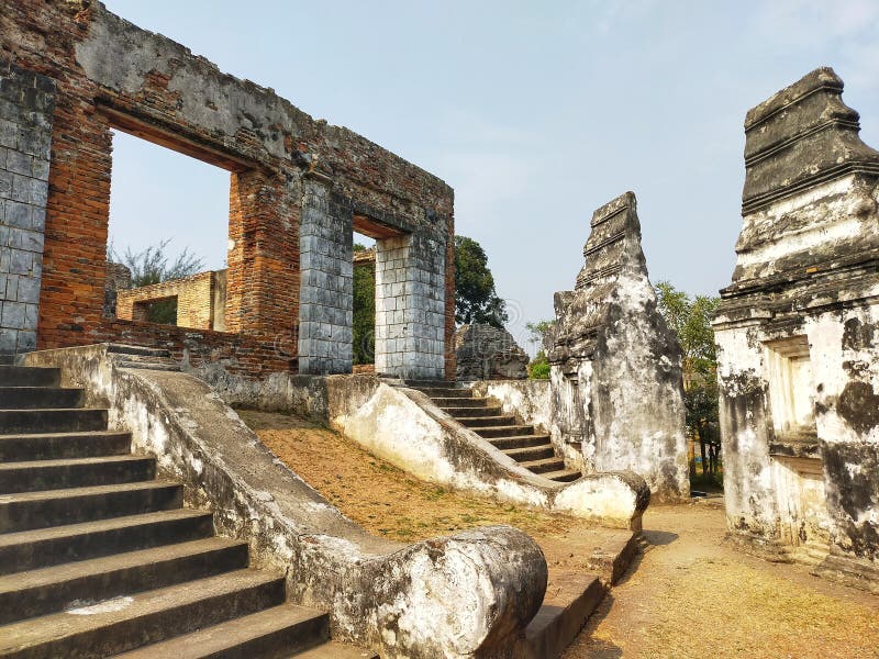 Kaibon Palace, Indonesian Sultanate of Banten, Ancient Times Stock ...