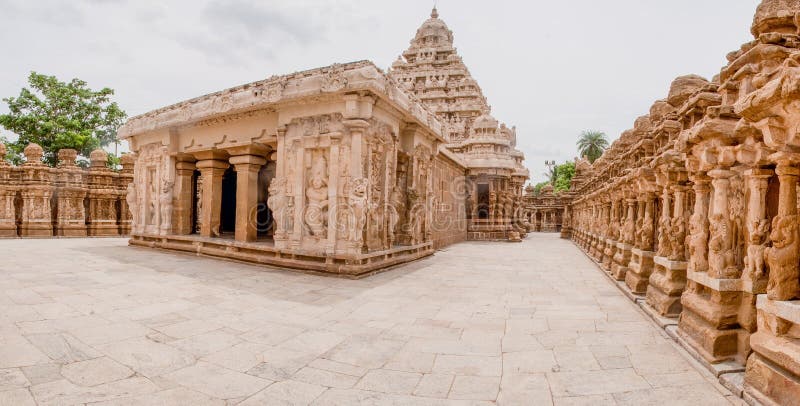 Kailasanatha Temple, Kanchipuram Stock Photo - Image of heritage ...