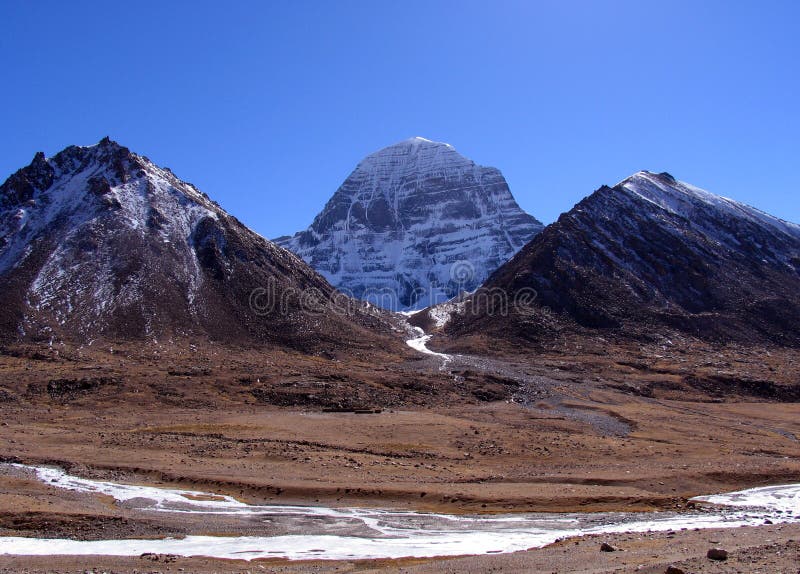 Kailash view stock image. Image of buddhism, religion - 21439167