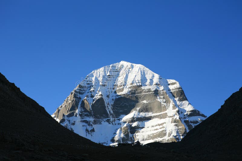 Peak of Mt Kailash , Tibetan Sacred Mountain Kang Rinpoche . Tibet ...