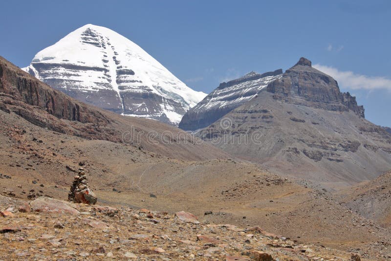 Tybet Góra Kailash obraz stock. Obraz złożonej z tybet - 42010647