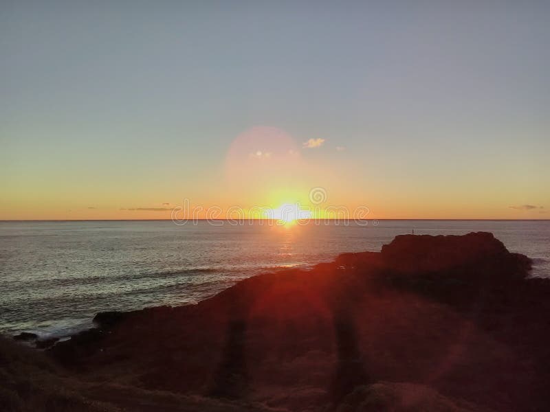 Sunrise stock photo. Image of early, kaima, waterfront - 131304376