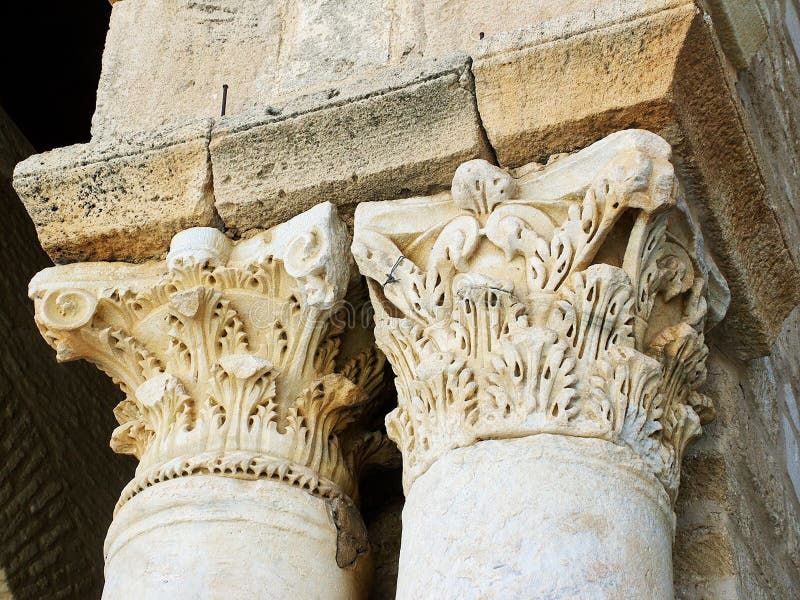 Kairaouen Big Mosque Column Detail Stock Photos - Free & Royalty-Free ...