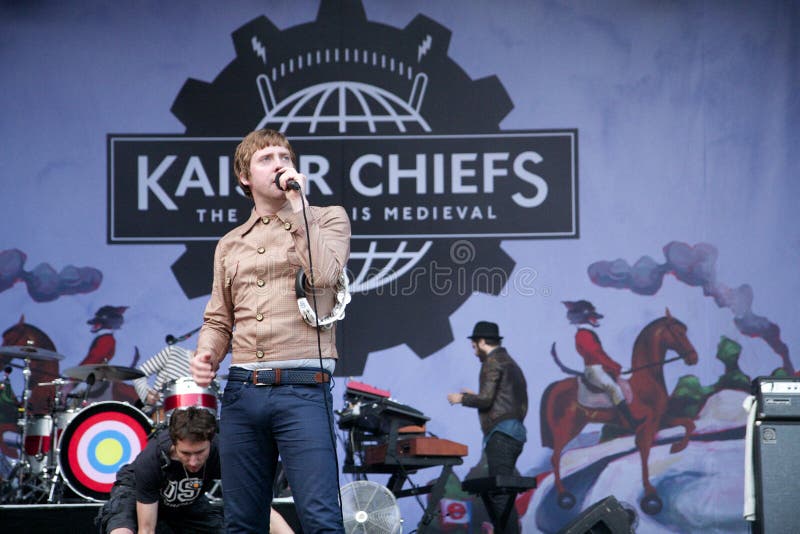 Kaiser Chiefs editorial stock photo. Image of british - 20611808