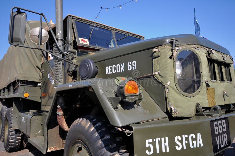 Kaiser Jeep M35 REO Military Truck Editorial Stock Image - Image of ...