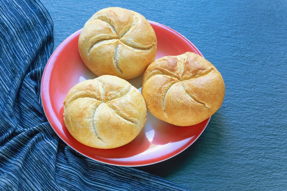 Kaiser Rolls (Emperor Roll, Kajzerica), Bread Rolls Stock Photo - Image ...