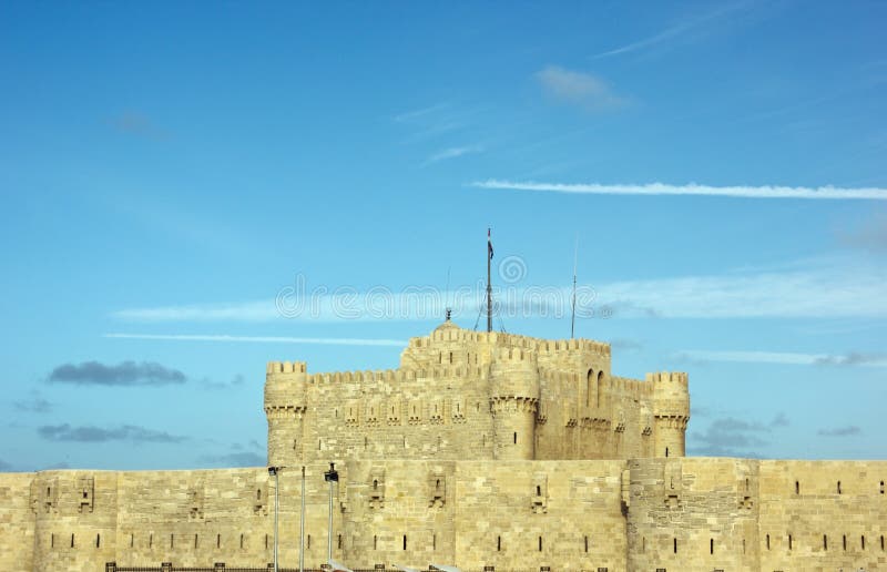 Kait-Bay Castle in Alexandria Stock Photo - Image of monuments ...