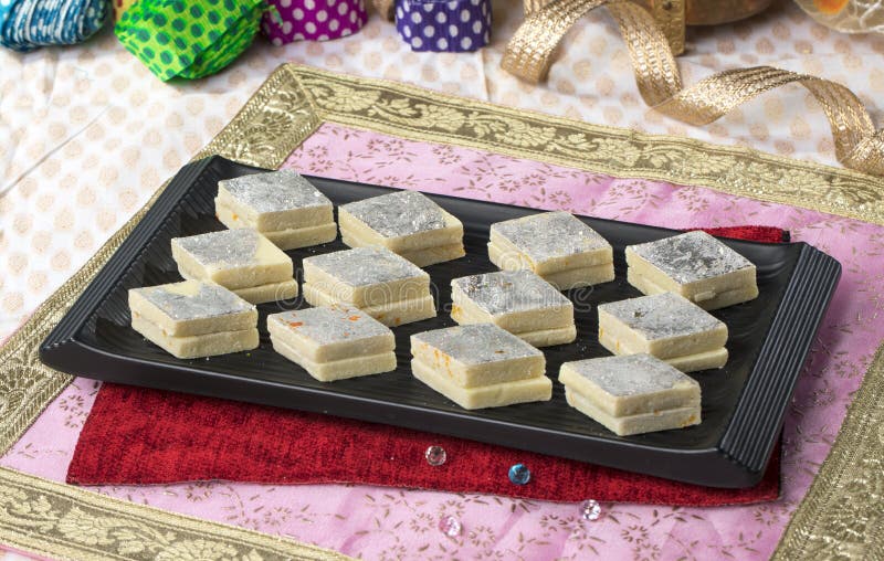 Kaju Katli Sweet stock photo. Image of cuisine, kaju - 153324910
