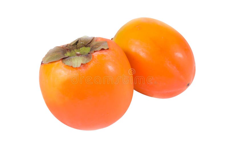 Natural Kaki on Tree Branch by Winter Stock Image - Image of healthy ...