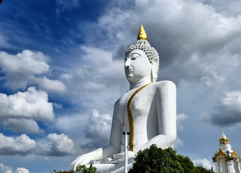 The Kakusandha Buddha Image in Attitude of Subduing Mara on Clouds in ...