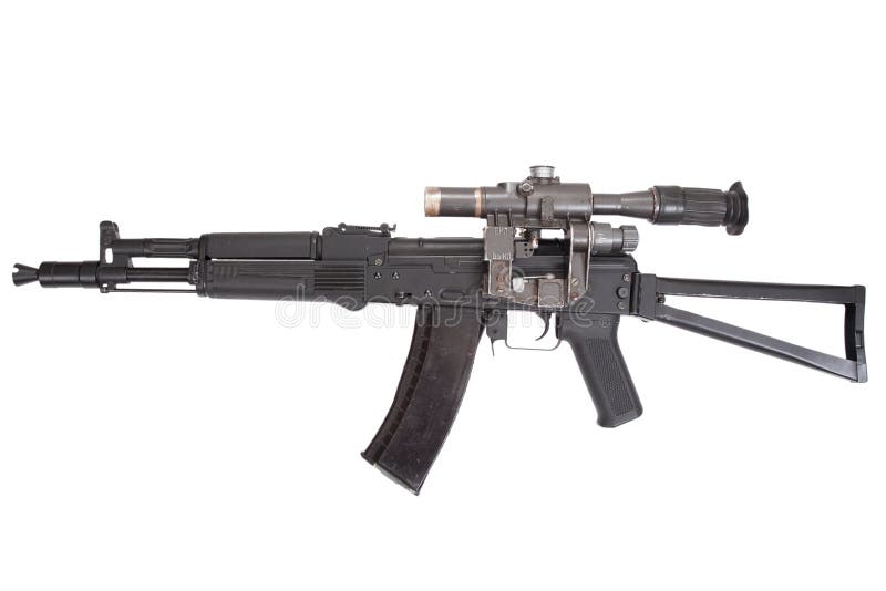 Kalachnikov AK photo stock. Image of silencieux, célèbre - 30457238