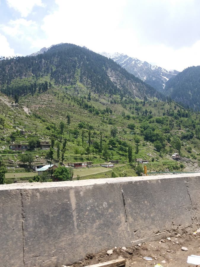 Kalam Road Beautiful Mountains in Pakistan Stock Photo - Image of kalam ...