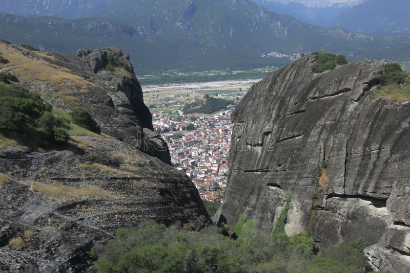 Kalampaka Town stock image. Image of meteory, rock, kalampaka - 48312623