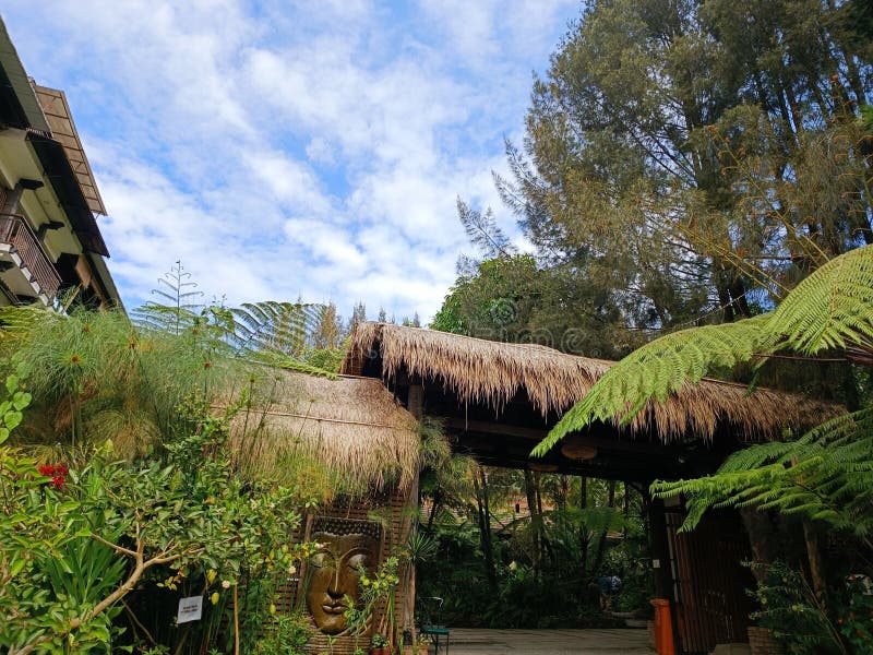 Kalang Ulu Hotel Berastagi stock image. Image of cloud - 261806751