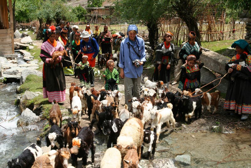 Kalasha people editorial photography. Image of ethnic - 23806712