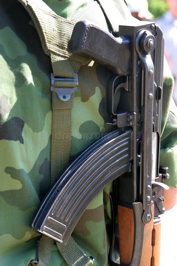 Kalashnikov stock photo. Image of army, criminal, caliber - 3168498