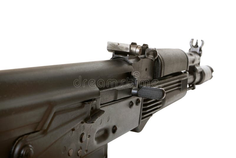 Kalashnikov AK-105 Machine Gun Stock Photo - Image of machine, armed ...