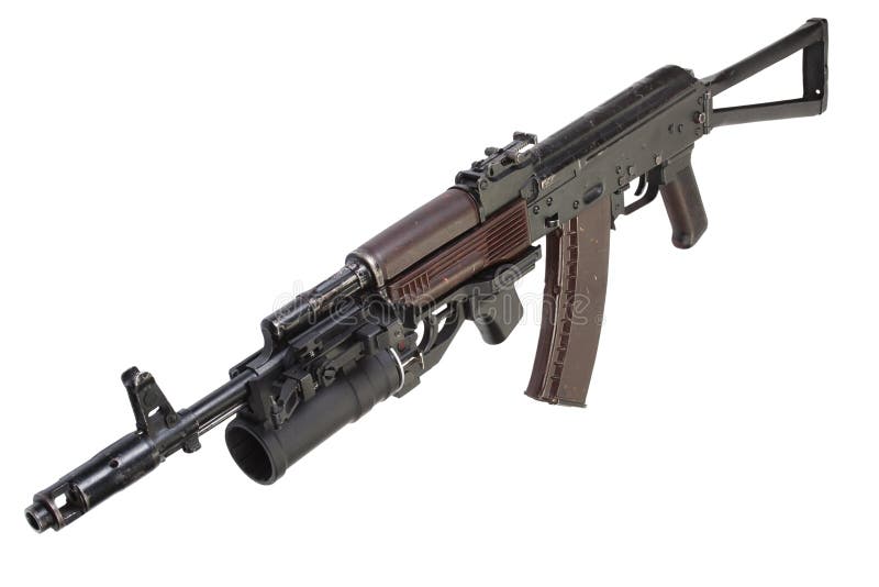 Kalashnikov AK 74 with GP-25 Grenade Launcher Stock Photo - Image of ...
