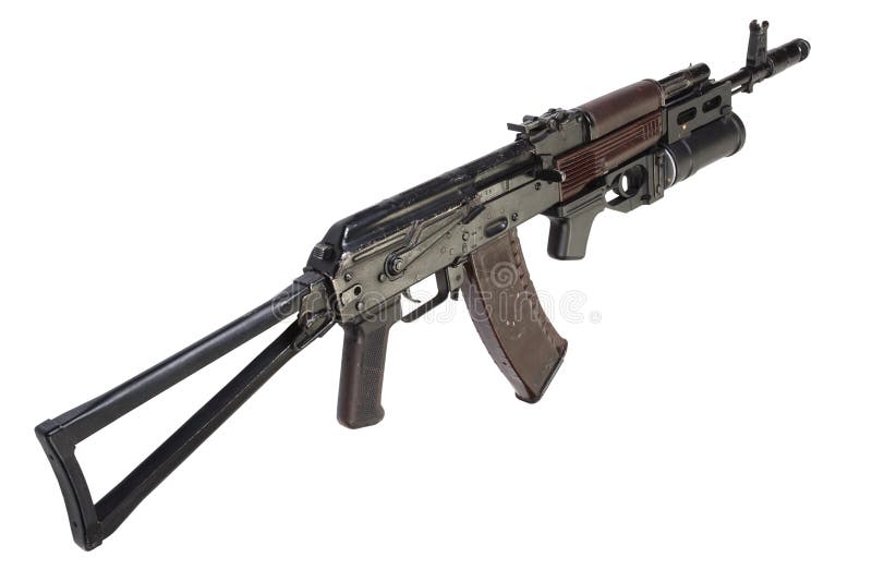 Kalashnikov AK 74 with GP-25 Grenade Launcher Stock Photo - Image of ...