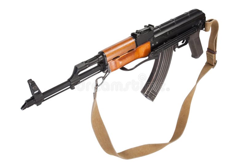 Kalashnikov AK47 stock image. Image of kalashnikov, isolated - 33193621