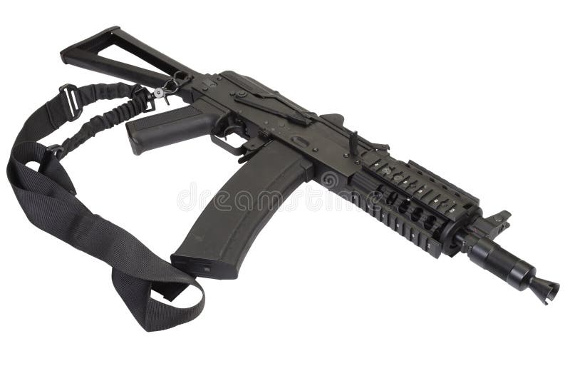 Kalashnikov AK 47 with Modern Update Kit Stock Photo - Image of team ...