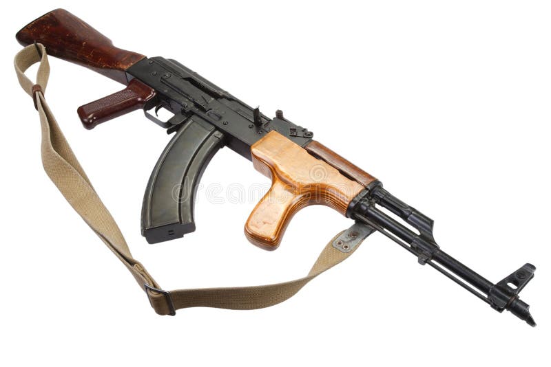 Kalashnikov AK 47 Romanian Version Stock Image - Image of machine ...
