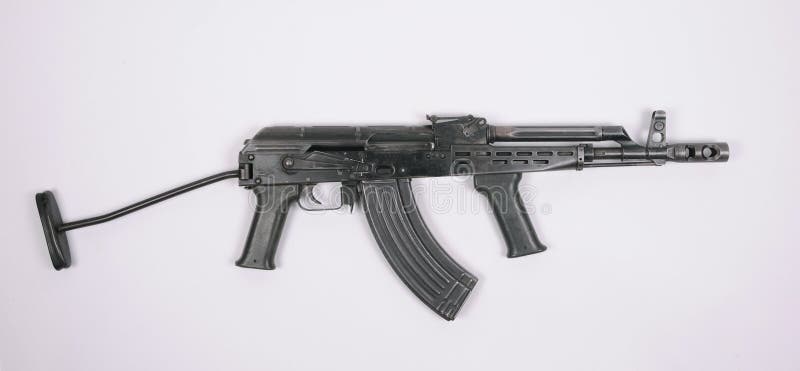Kalashnikov AKM AK47 Assault Rifle Stock Photo - Image of police ...
