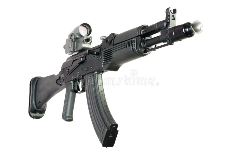 Kalashnikov machine gun stock image. Image of saiga - 274529527