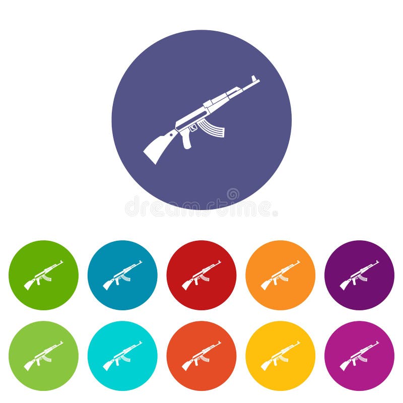 Kalashnikov Icons Stock Illustrations – 132 Kalashnikov Icons Stock ...