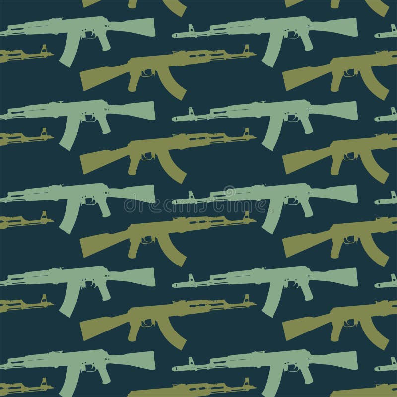 AK Gun Steamless Texture. Vector. Eps Stock Vector - Illustration of ...