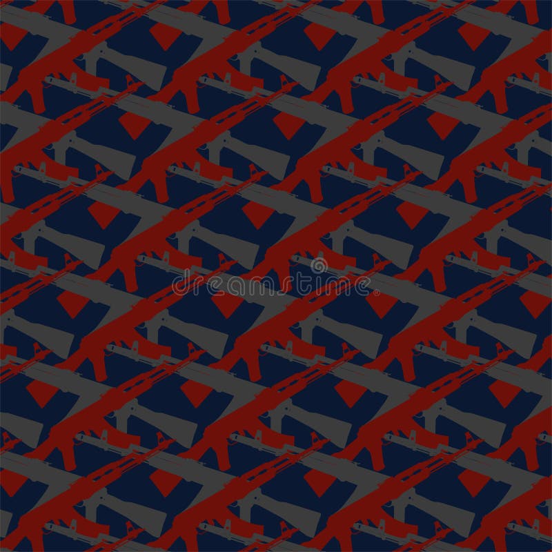 AK Gun Steamless Texture. Vector. Eps Stock Vector - Illustration of ...