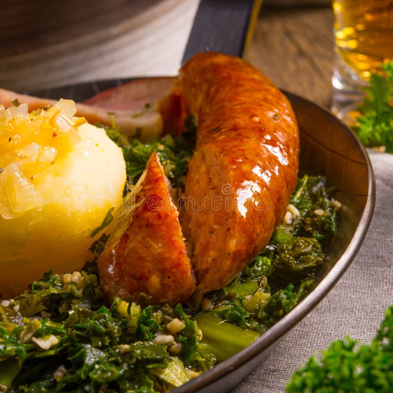 Kale or borecole stock image. Image of cabbage, brussels - 46585125