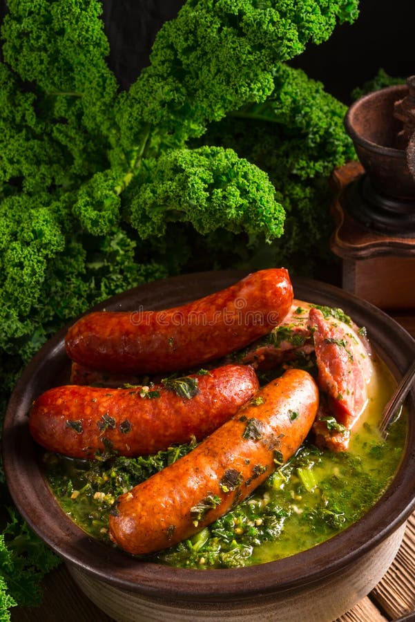 Kale or borecole stock image. Image of meat, borecole - 46846103