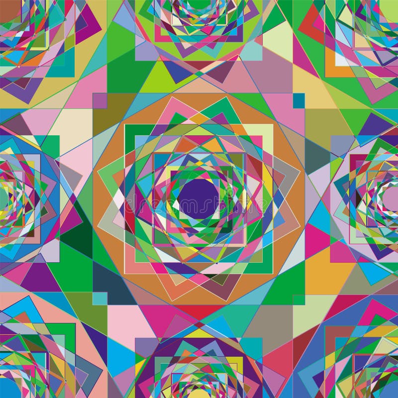 Kaleidescope Triangle Pattern Stock Illustrations – 5 Kaleidescope ...
