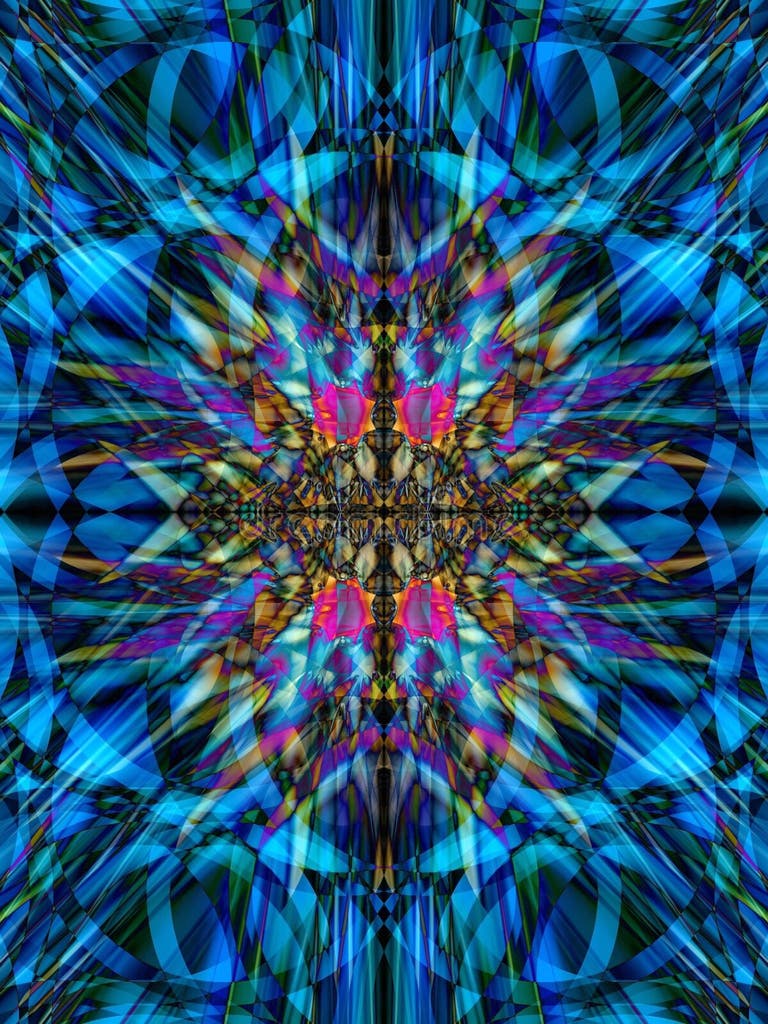 Colours Kaleidoscope Patterns Stock Illustrations – 399 Colours ...