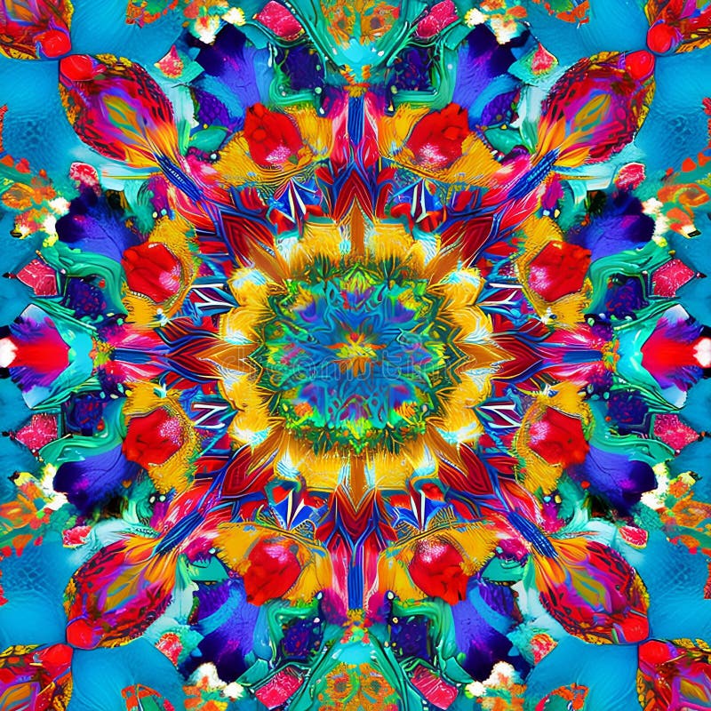 A Kaleidoscope of Bright Colors and Patterns that Seem To Move and ...