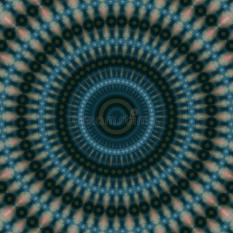 Abstract Kaleidoscope Circle and Kaleidoscope Pattern Stock ...