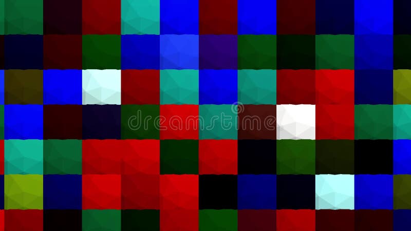 A Kaleidoscope Consists of Geometric Objects Blinking in Different ...