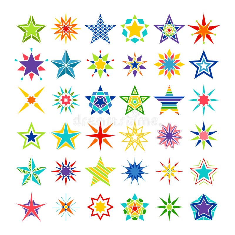 Crazy Star Shaped Comic Emoticon Stock Vector - Illustration of ...