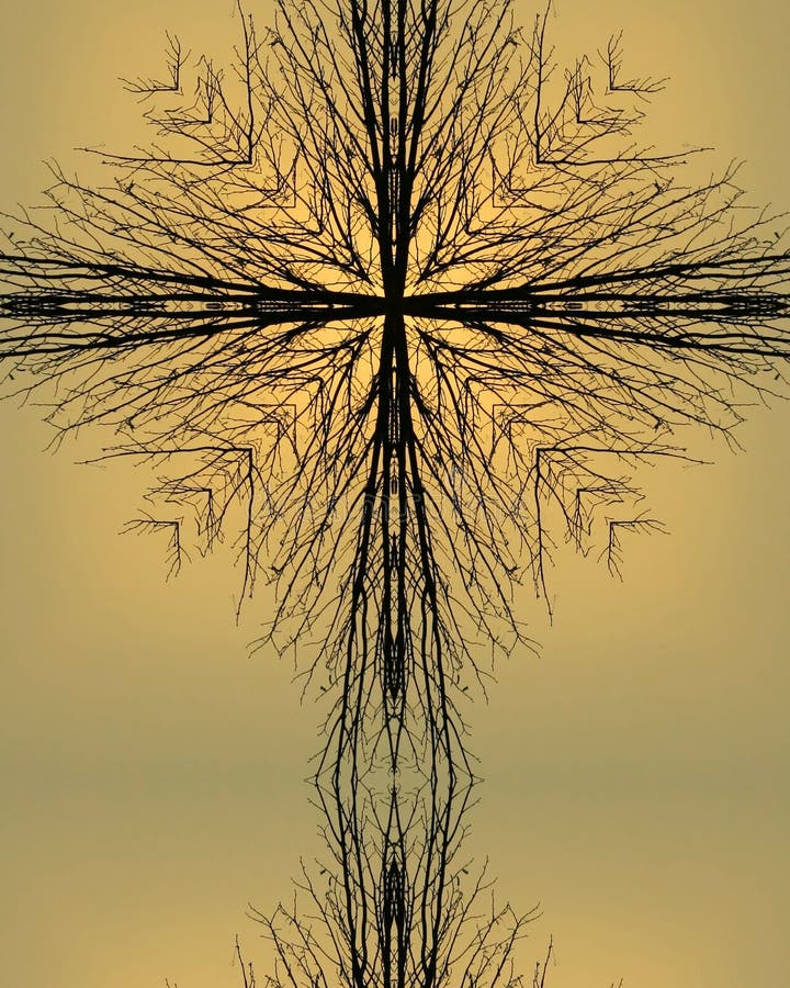 Kaleidoscope Cross: Morning Tree Stock Illustration - Illustration of ...