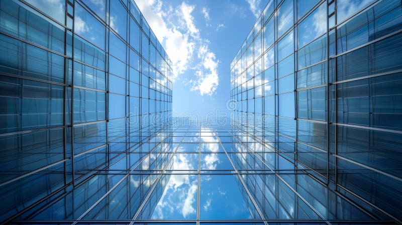 A Kaleidoscope of Glass Windows and Steel Beams, Forming a Modern ...