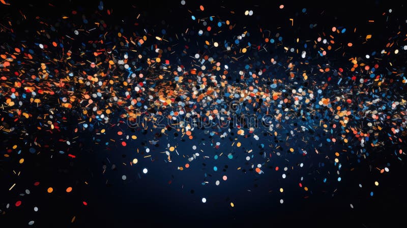 Kaleidoscope of Joy: a Confetti Cascade in Festive Celebration ...