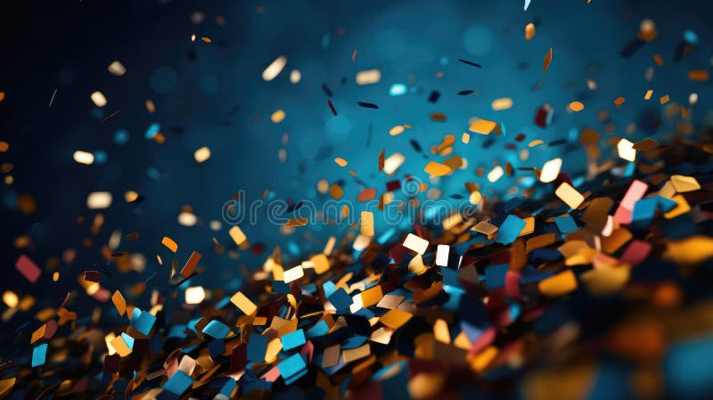 Kaleidoscope of Joy: a Confetti Cascade in Festive Celebration ...