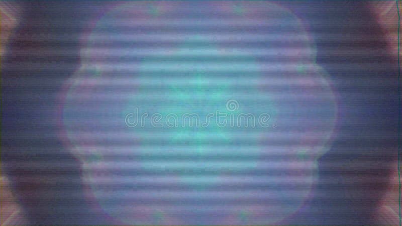 Kaleidoscope Mandala Psychedelic Iridescent Effect Footage. Optical ...