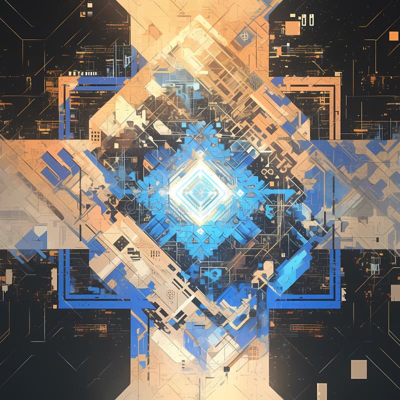 A Kaleidoscope of Opportunity: Exploring the Horizon Stock Illustration ...