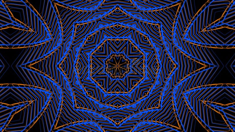 Kaleidoscope Psychedelic Loop Animation Stock Footage - Video of loop ...